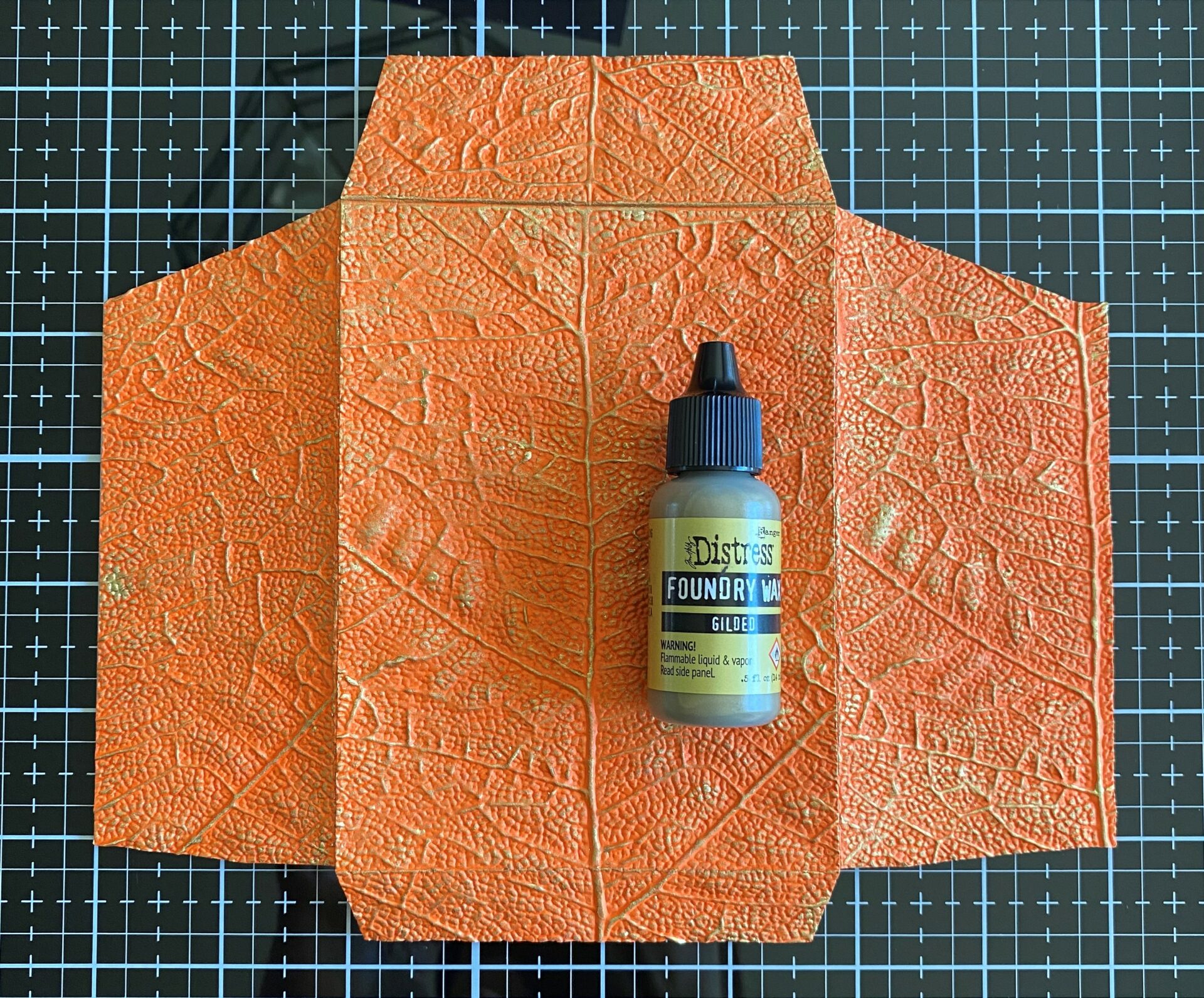 Leaf Embossed Envelope - Grove Crafted