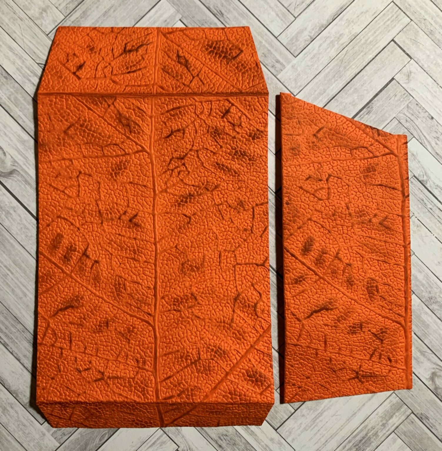 Leaf Embossed Envelope - Grove Crafted