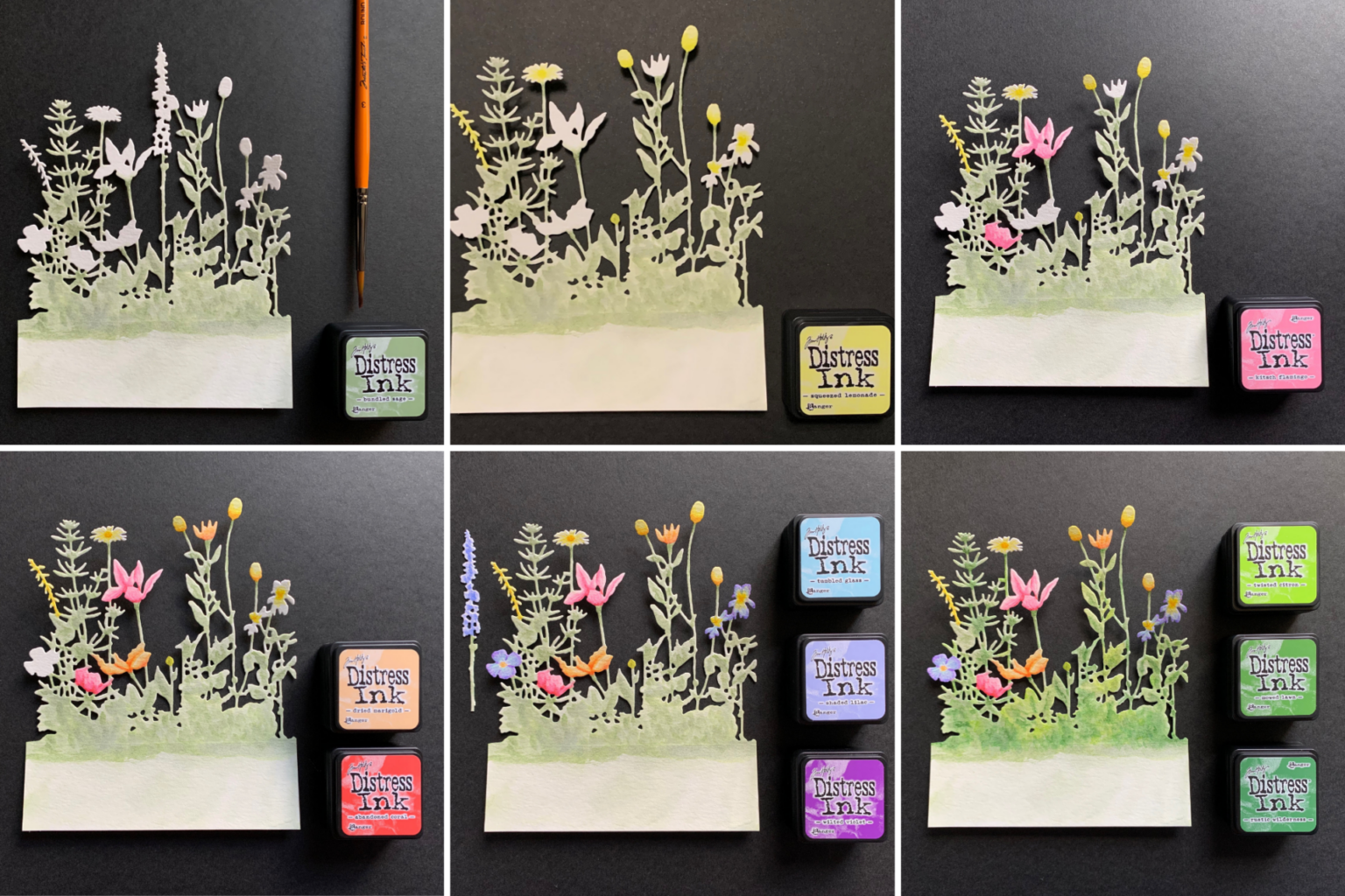 Easter Wildflowers Card - Grove Crafted
