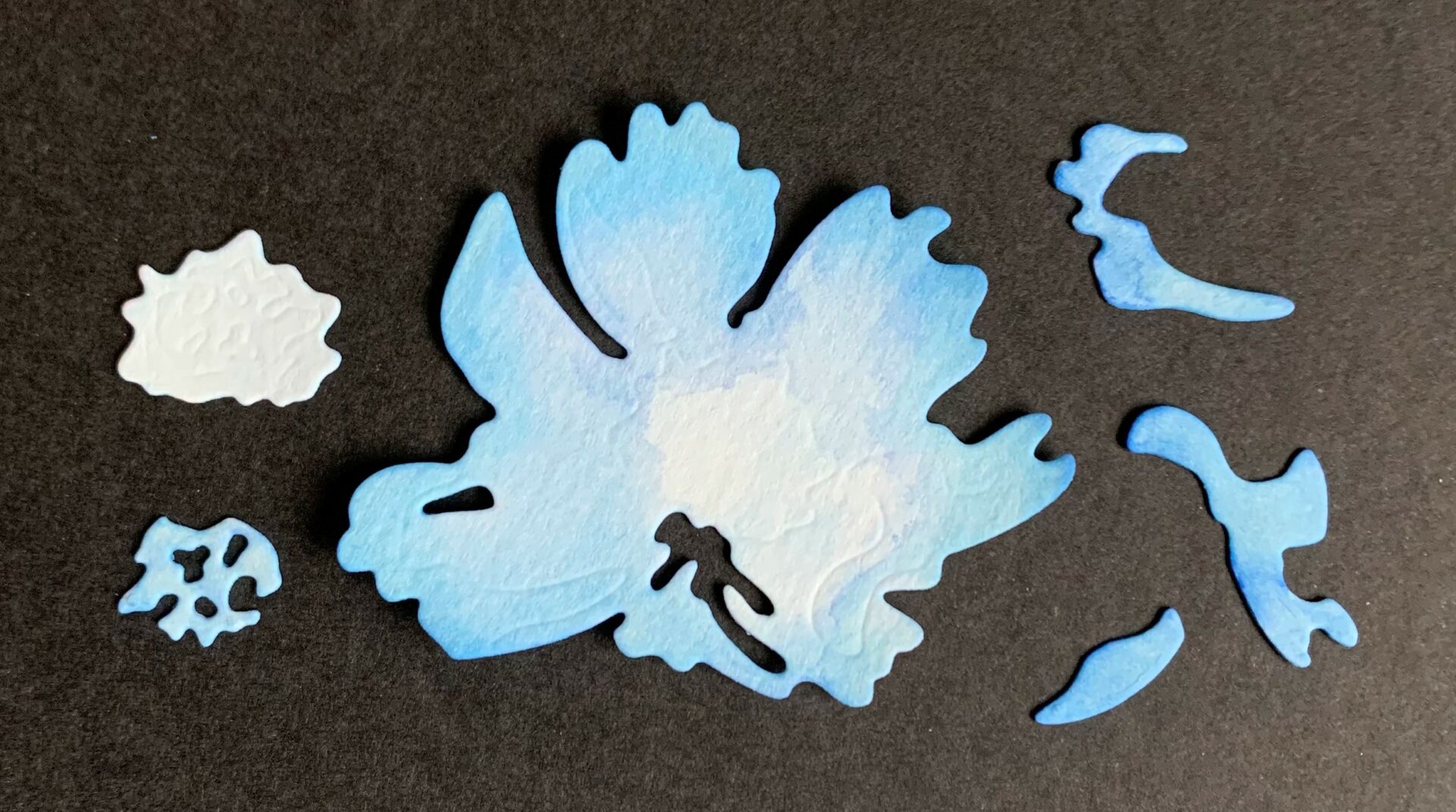 Brushstroke Flower Card - Grove Crafted