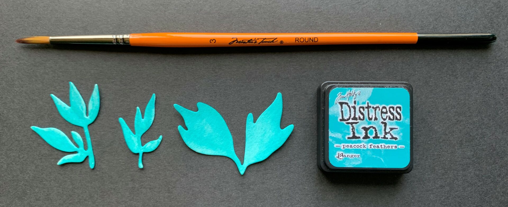 Brushstroke Flower Card - Grove Crafted