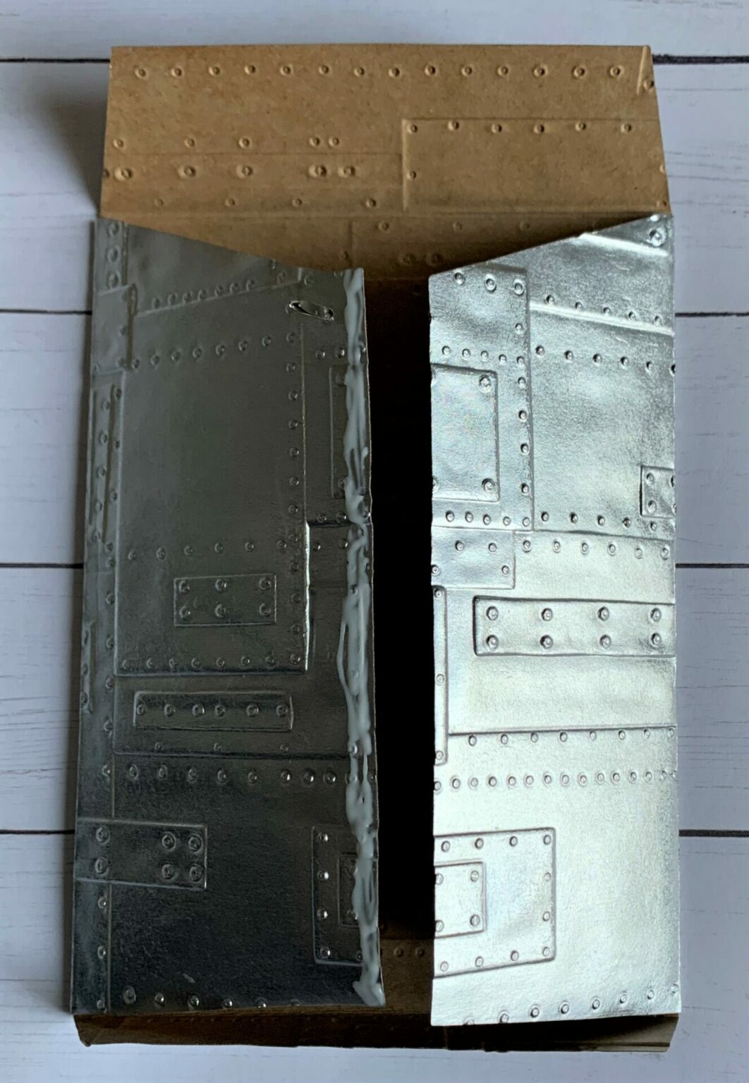 Quilted Leather Envelope - Grove Crafted