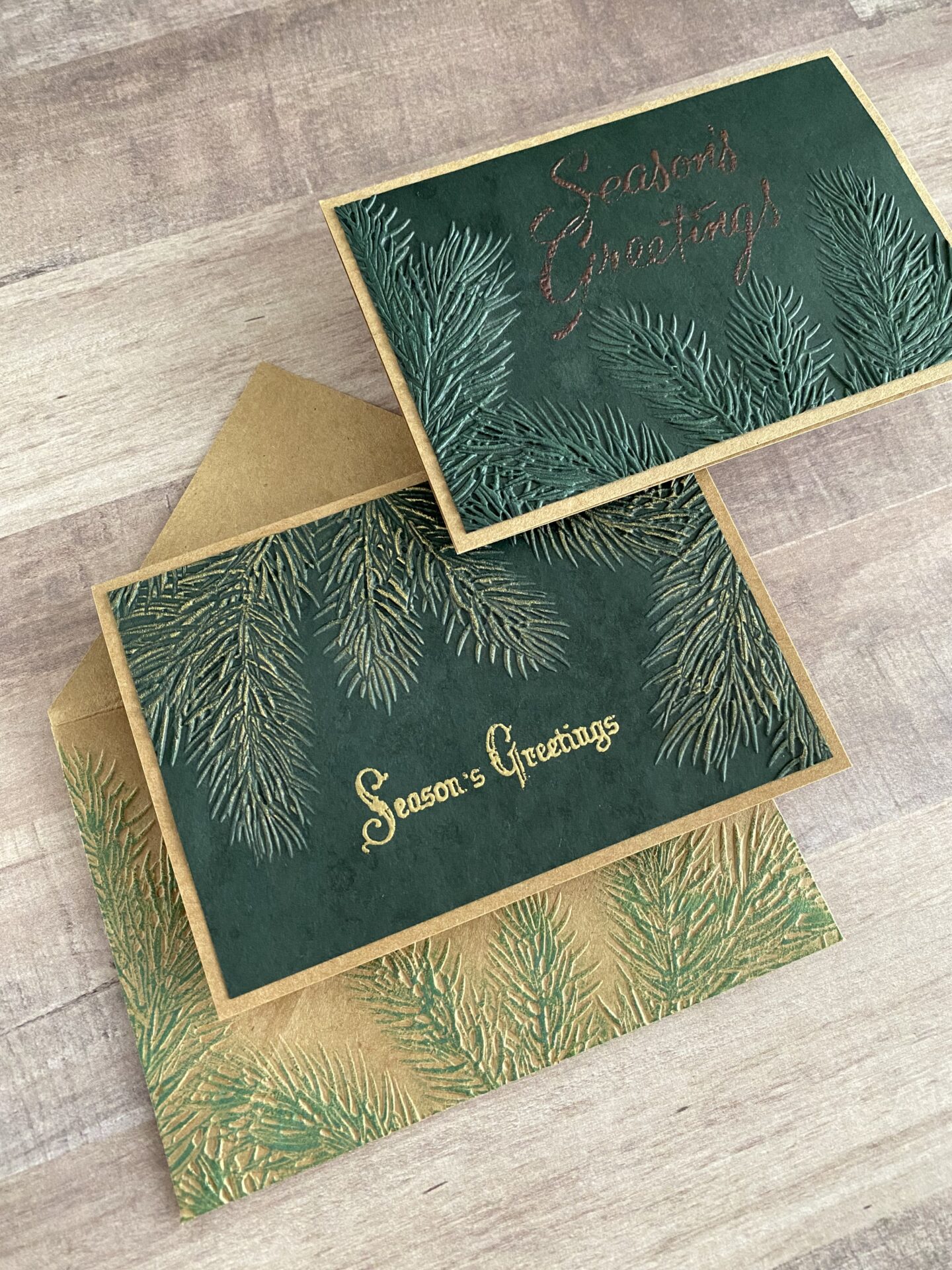 Pine Season's Greetings Card - Grove Crafted