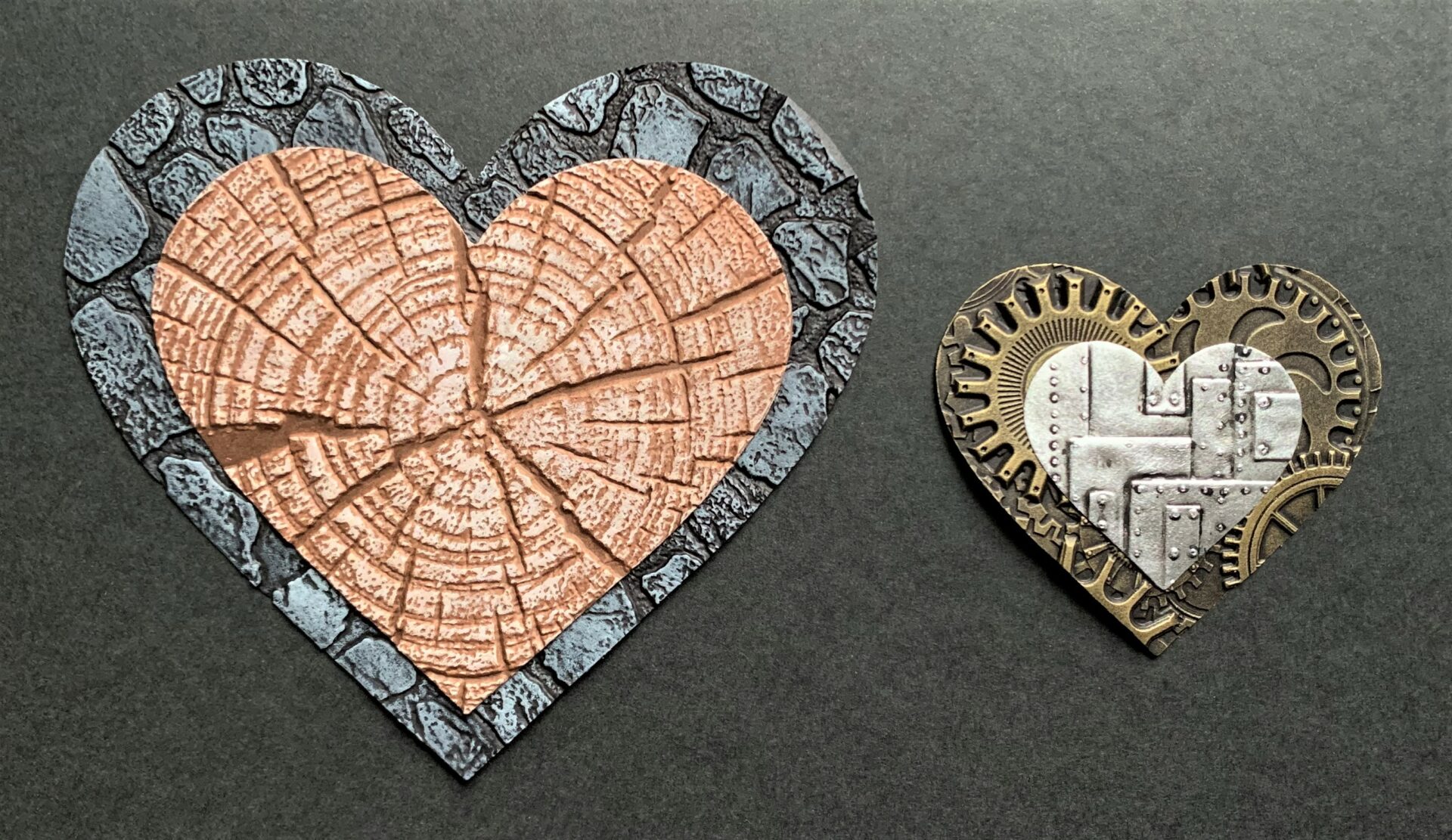 Layered Hearts Valentine - Grove Crafted