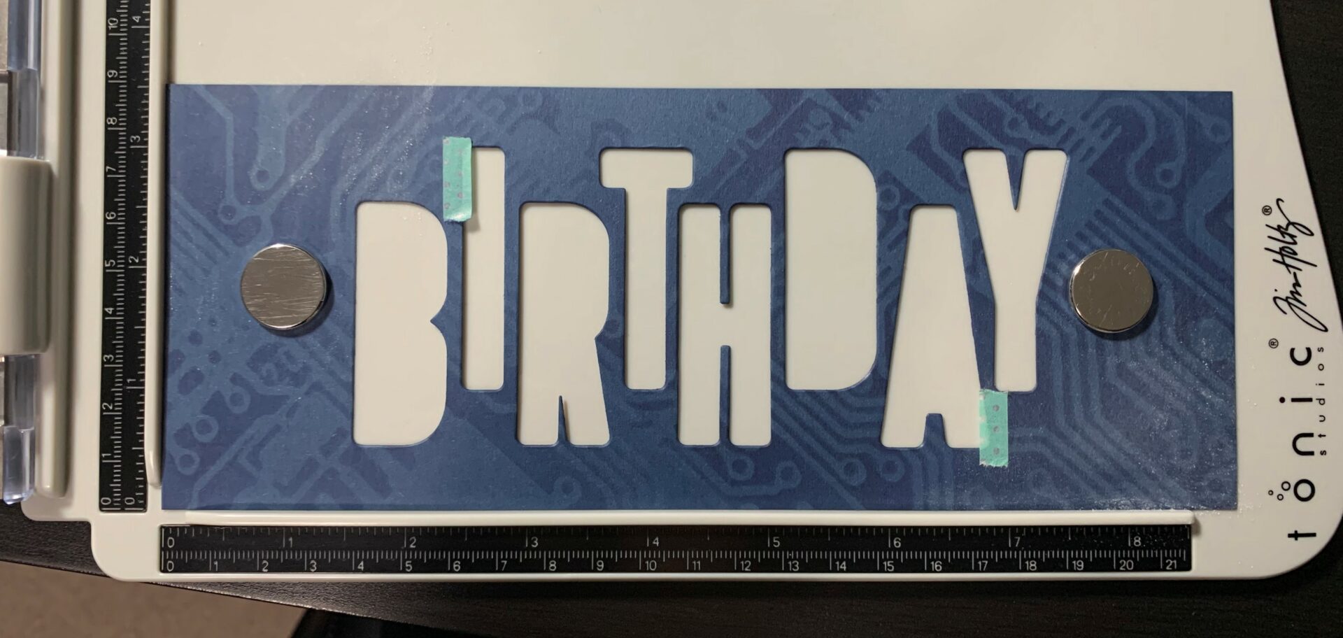 Circuit Birthday Slimline Card - Grove Crafted