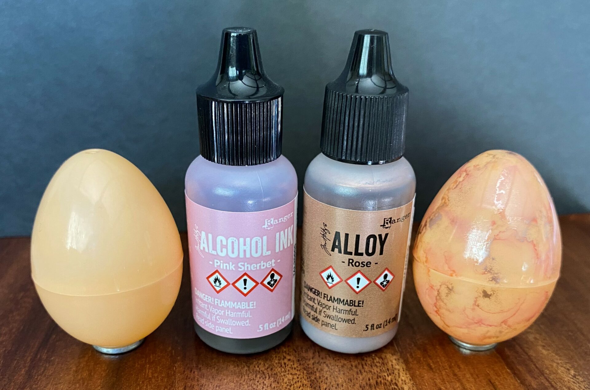 Marbled Alloy Easter Eggs - Grove Crafted