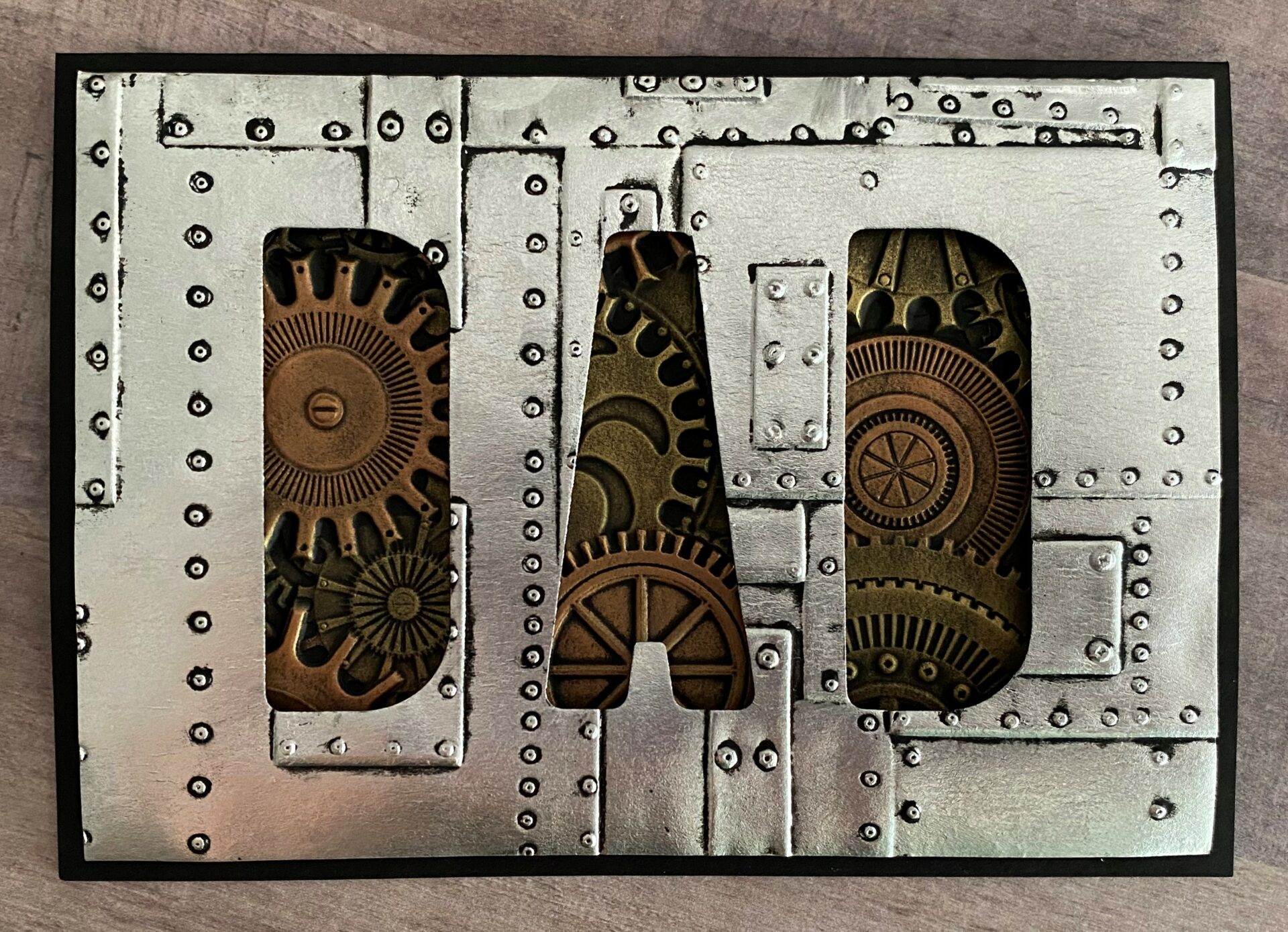 Gears Dad Card - Grove Crafted