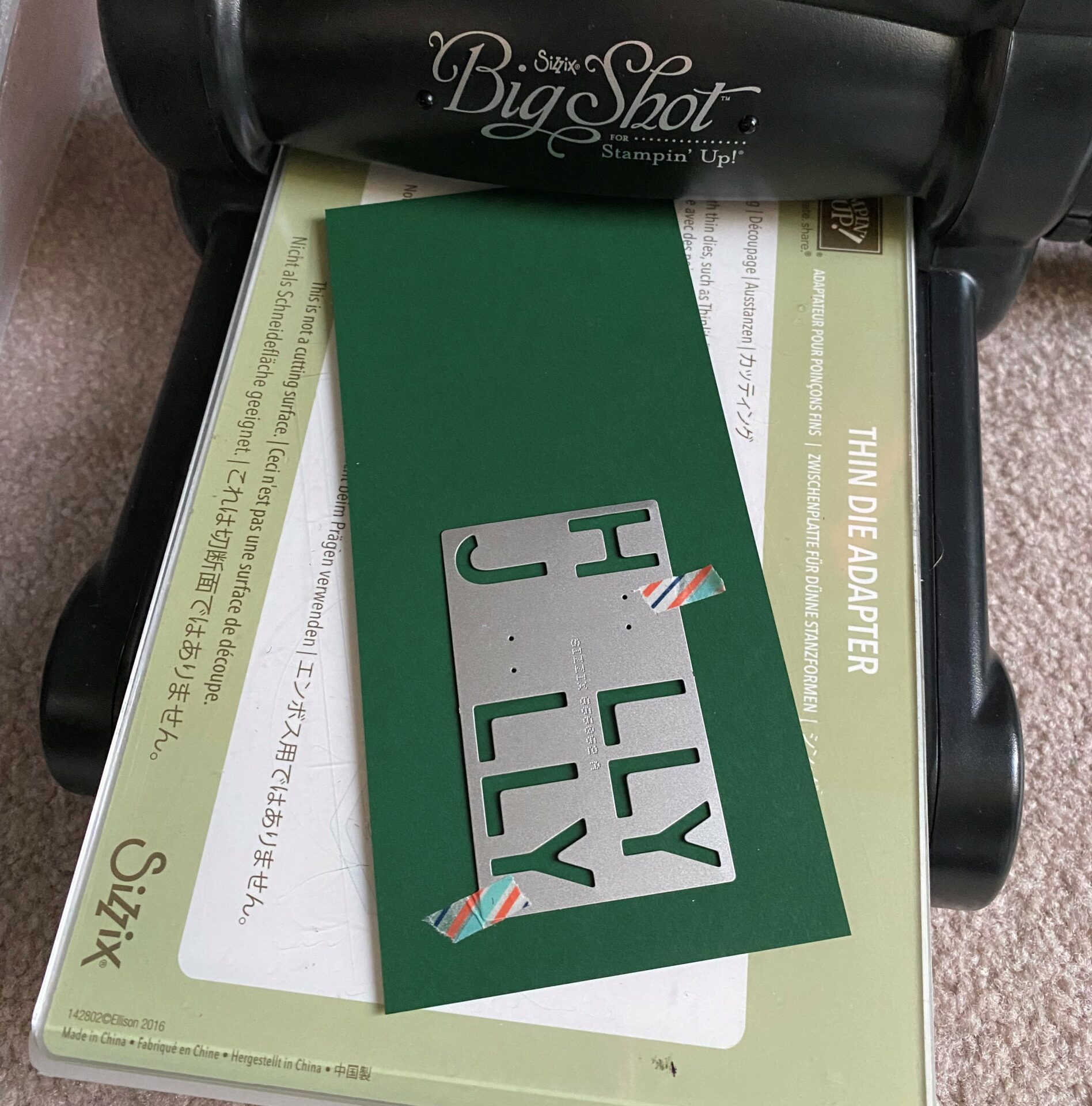 Holly Jolly Santa Card - Grove Crafted