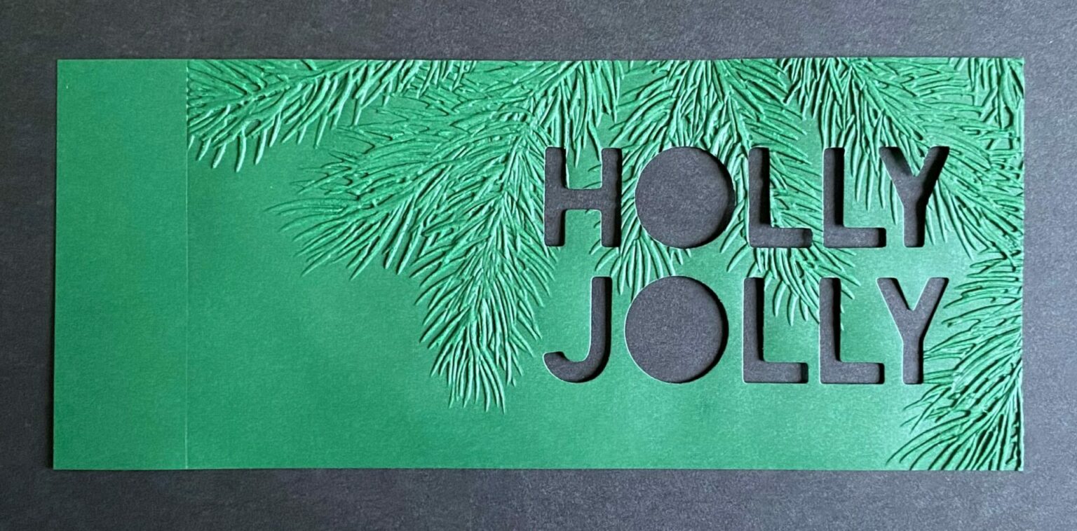Holly Jolly Santa Card - Grove Crafted