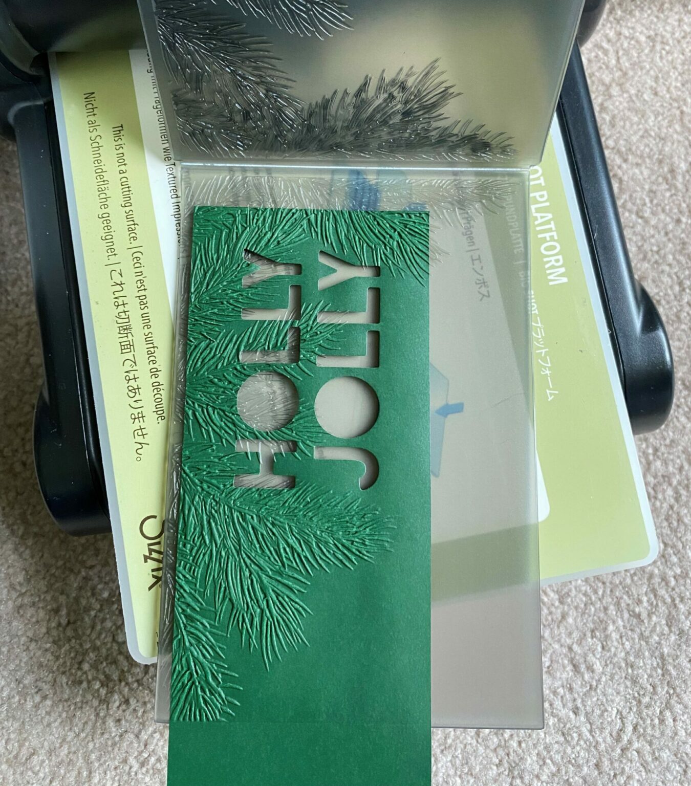 Holly Jolly Santa Card - Grove Crafted