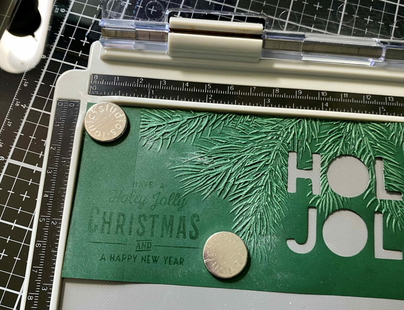 Holly Jolly Santa Card - Grove Crafted