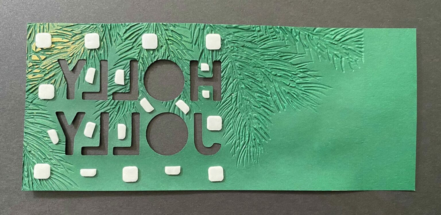 Holly Jolly Santa Card - Grove Crafted