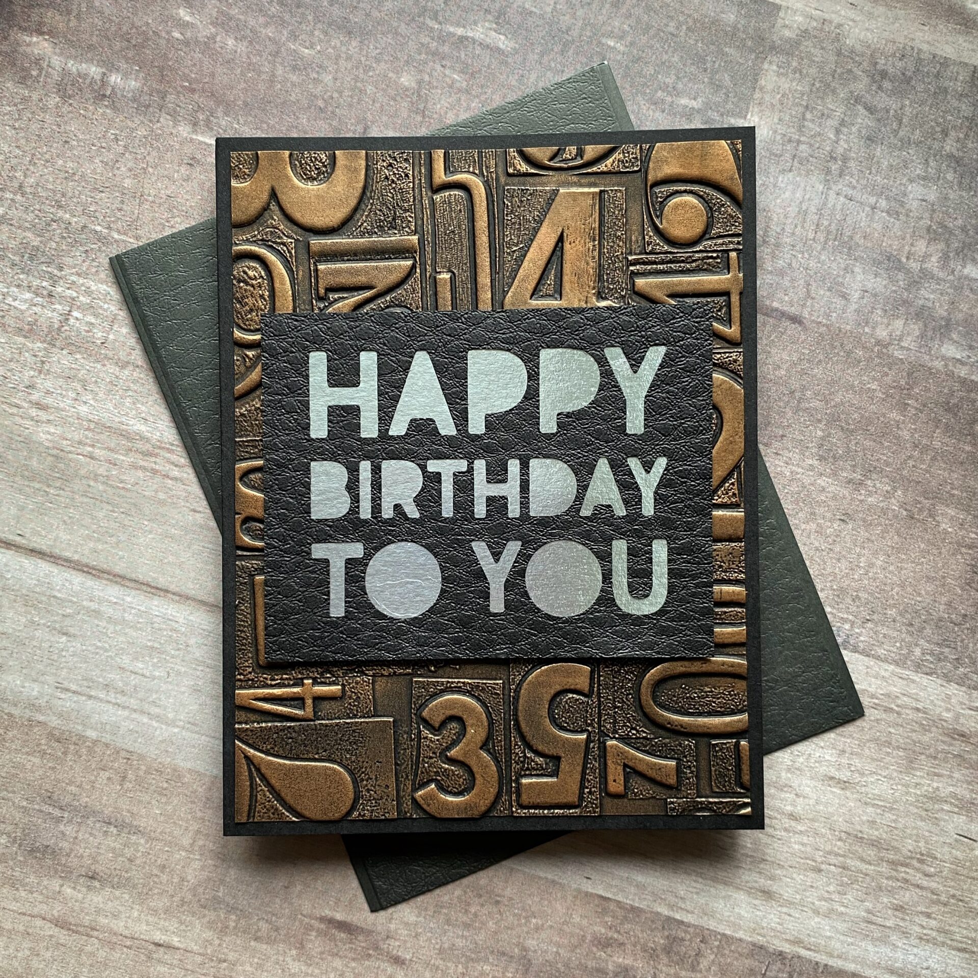 Numbered Birthday Card - Grove Crafted