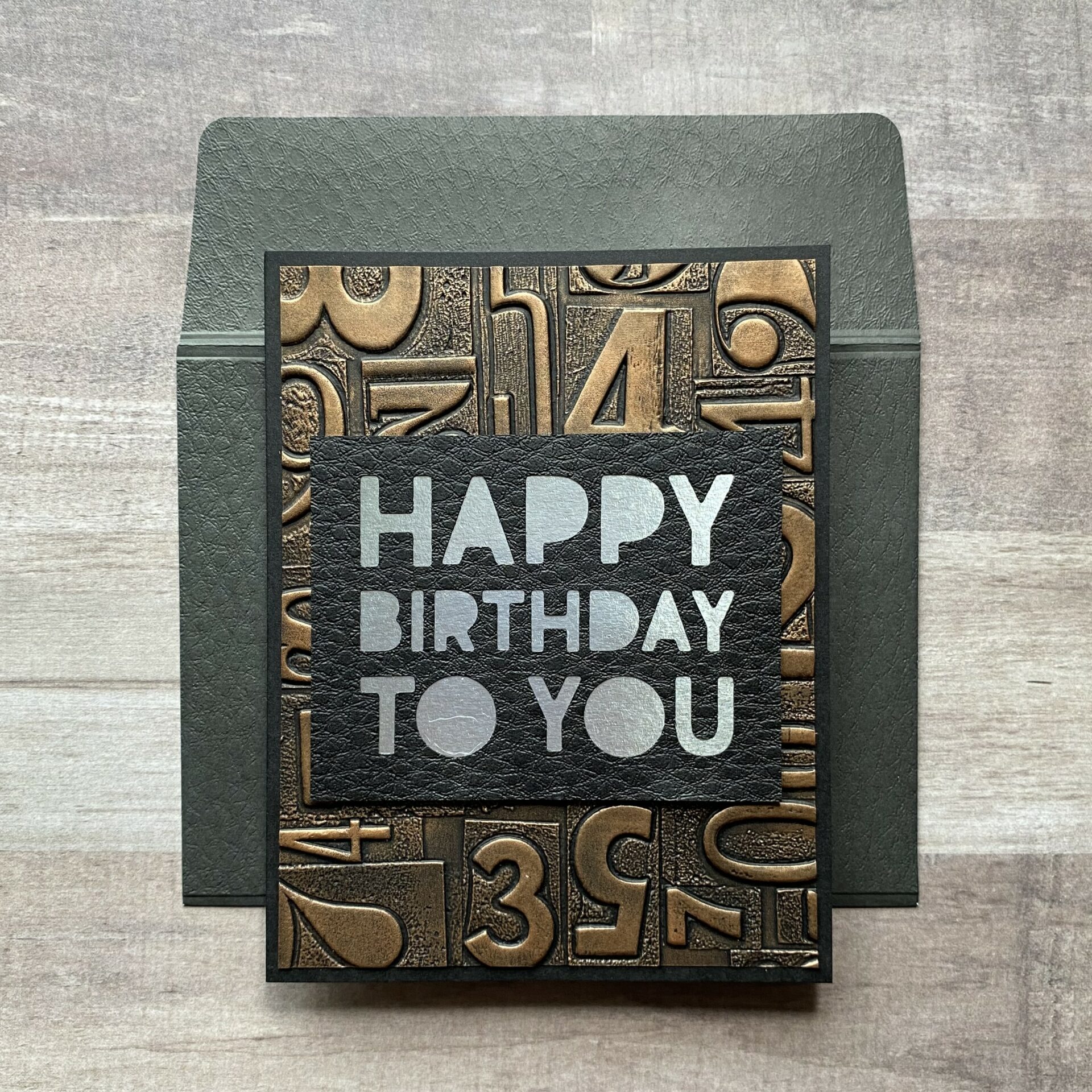 Numbered Birthday Card - Grove Crafted