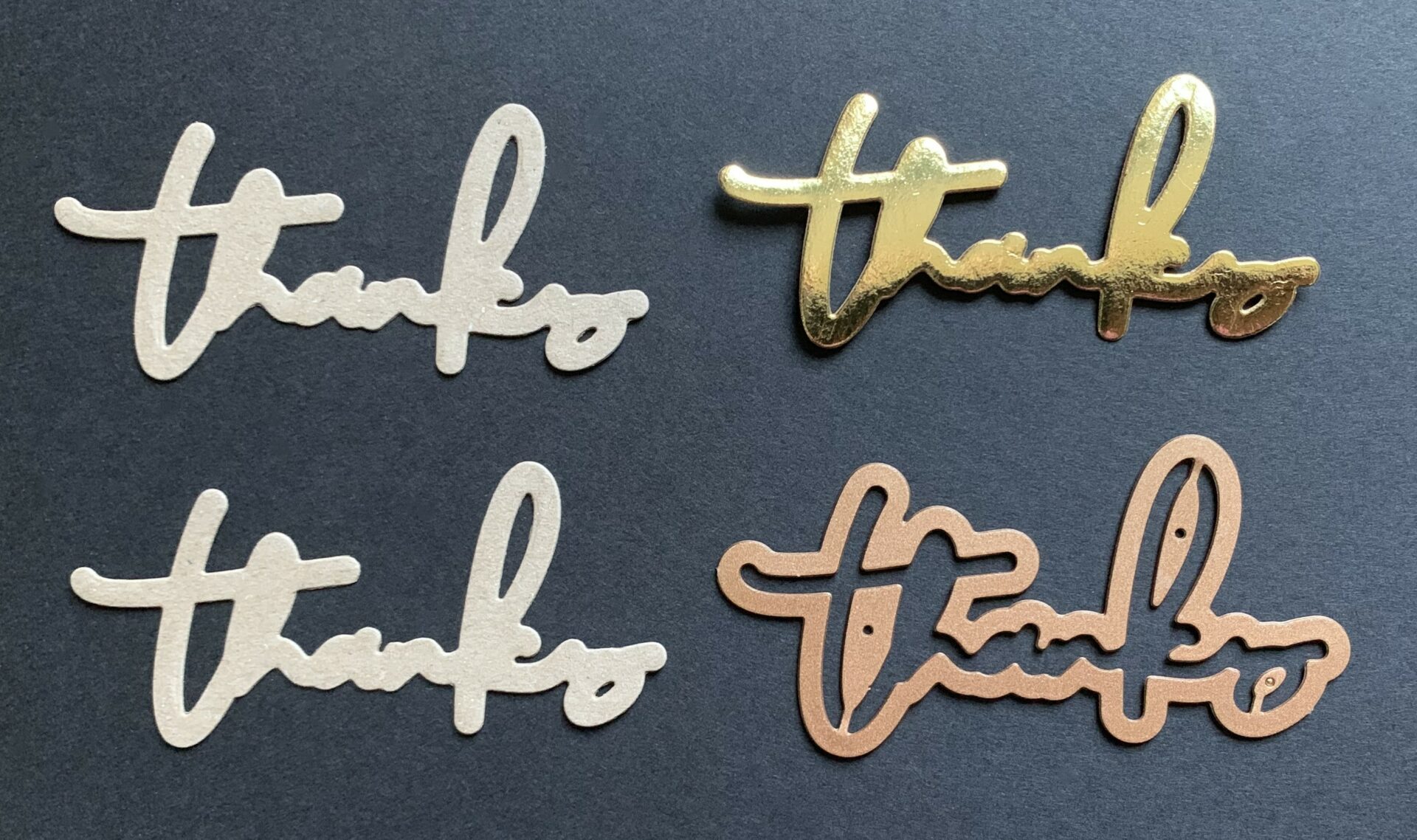 Fall Floral Thanks Card - Grove Crafted