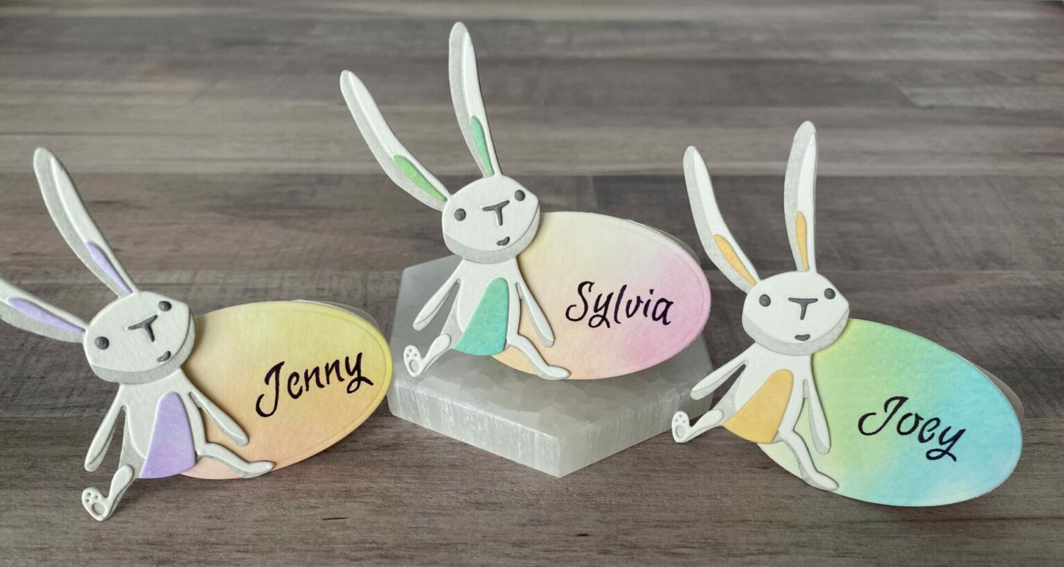 Easter Bunny Place Cards - Grove Crafted