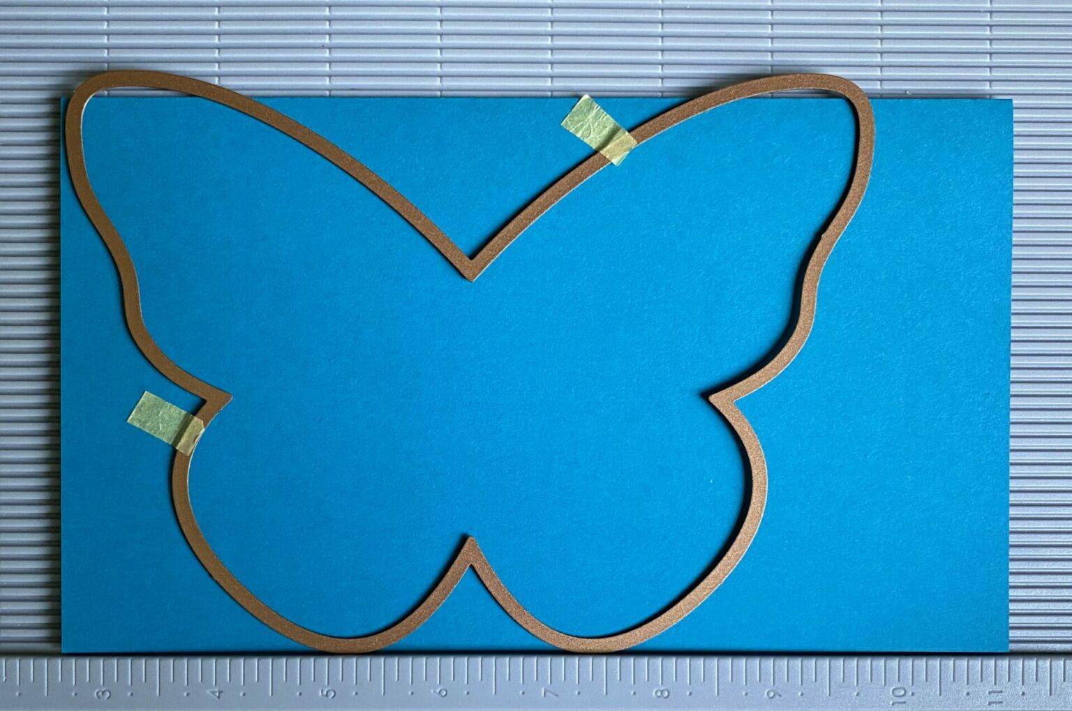 Floral Butterfly Shaped Card - Grove Crafted