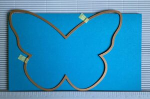 Floral Butterfly Shaped Card - Grove Crafted