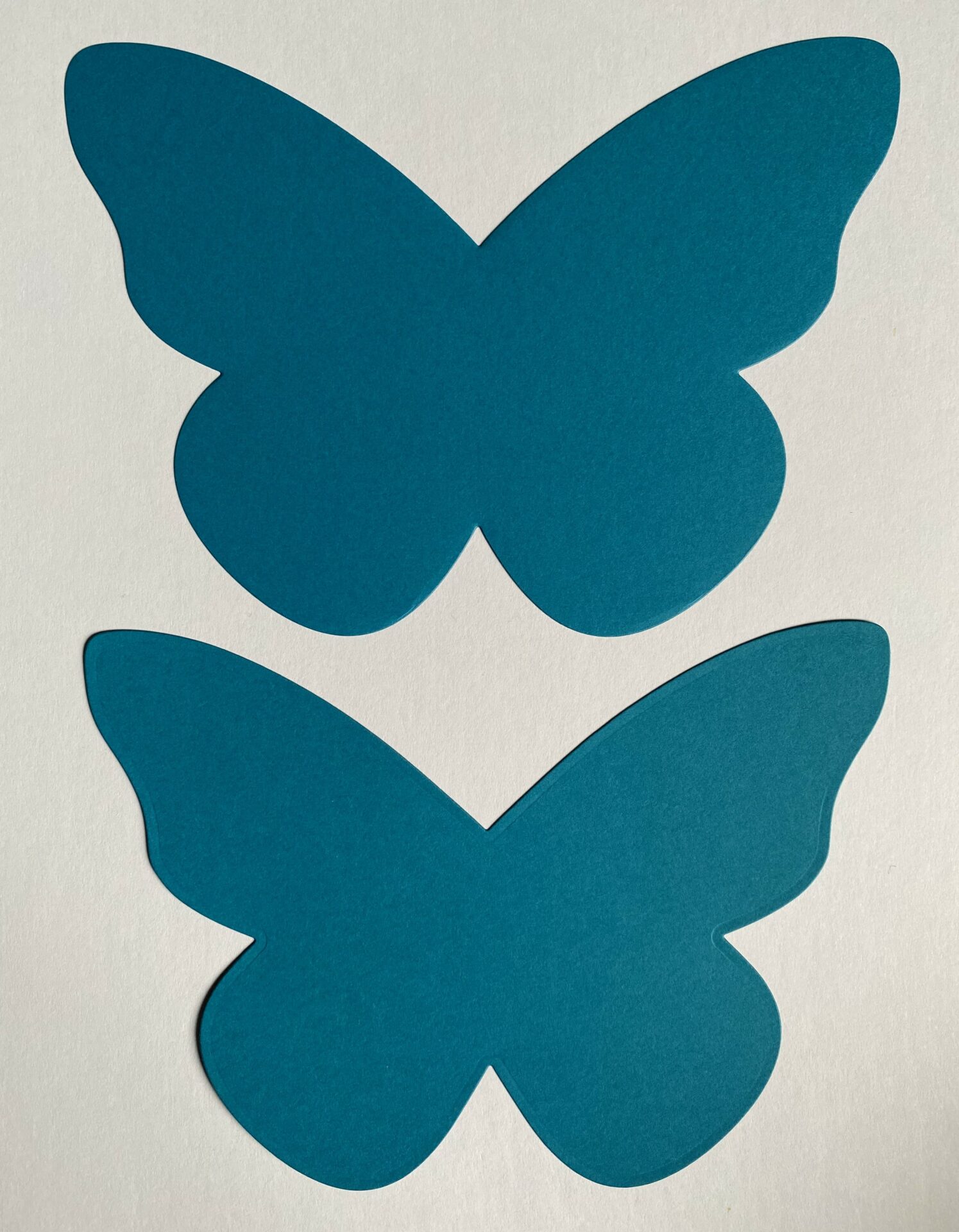 Floral Butterfly Shaped Card - Grove Crafted