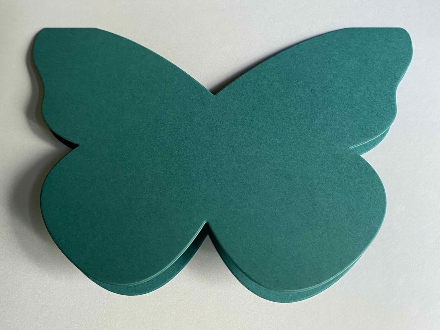 Floral Butterfly Shaped Card - Grove Crafted