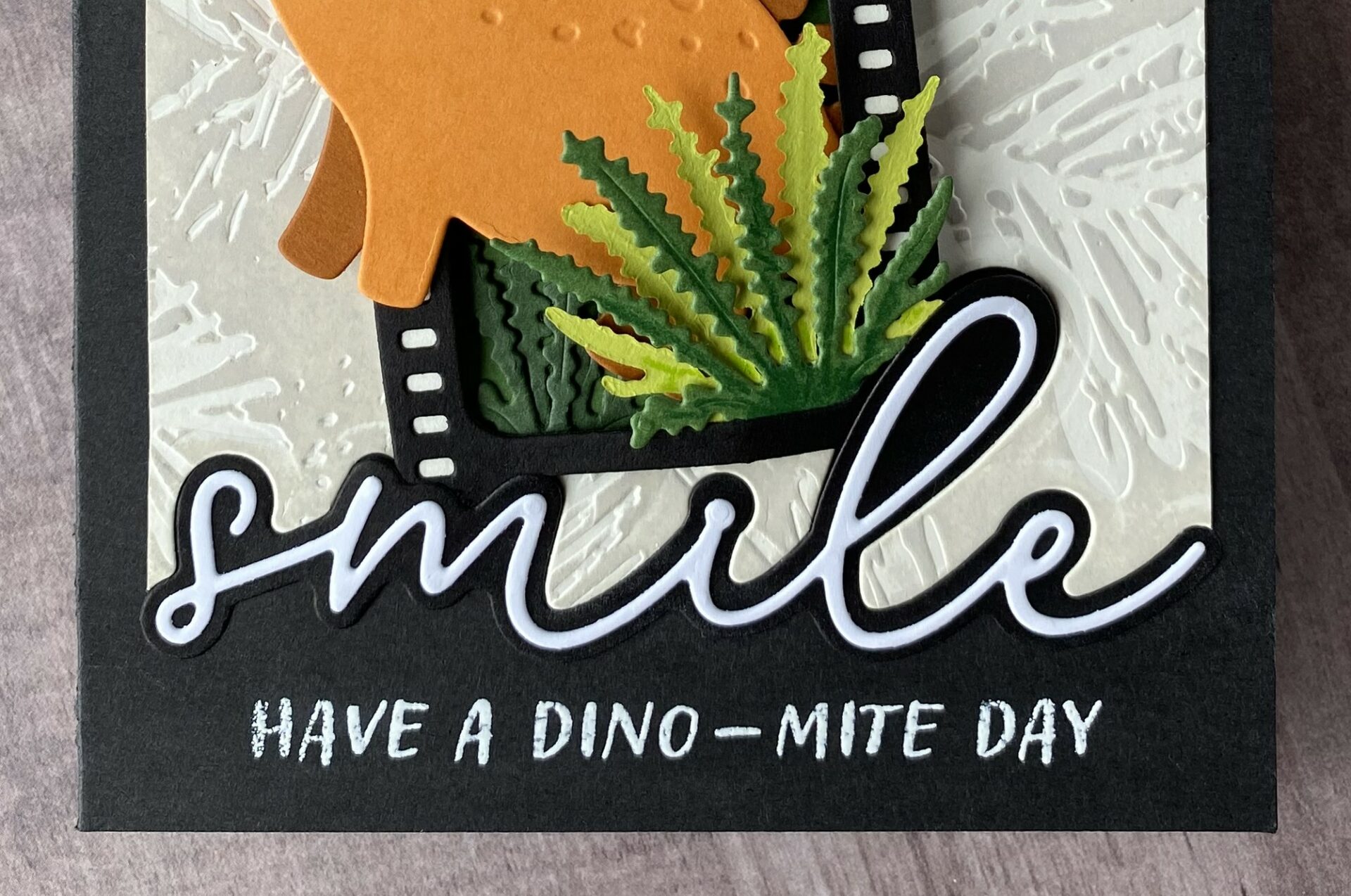Dino-Mite Smiles Card - Grove Crafted