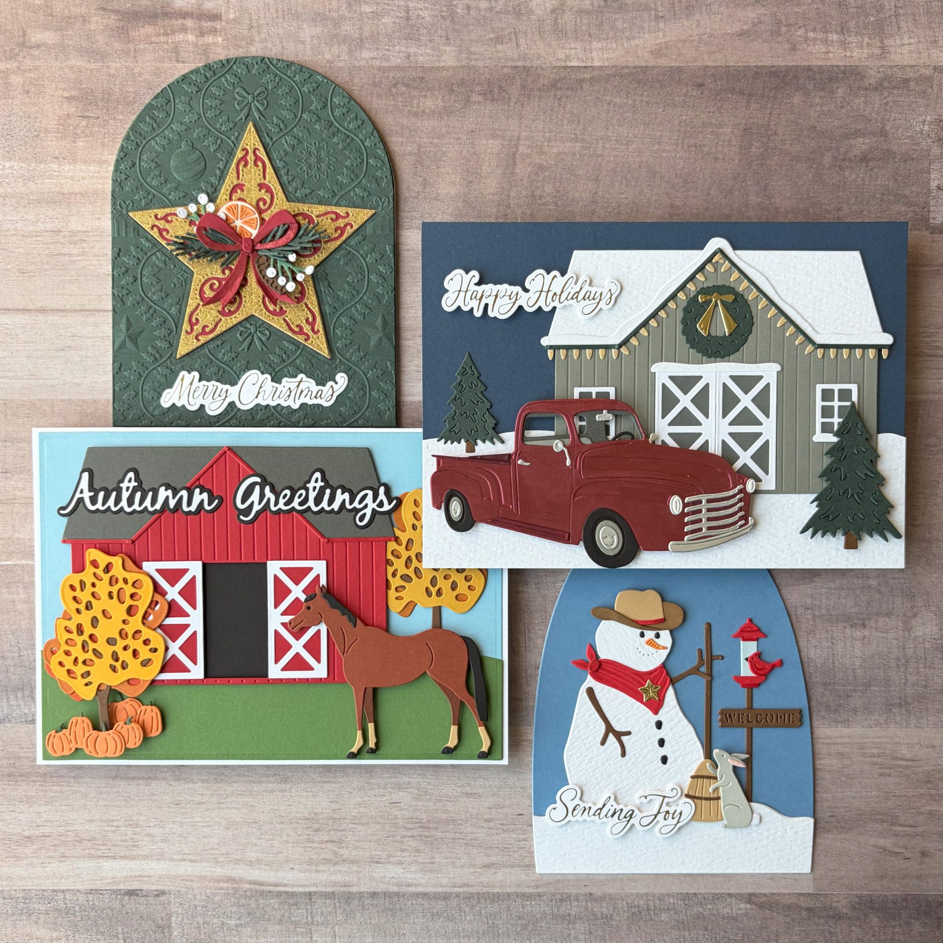 Country Christmas Cards - Grove Crafted
