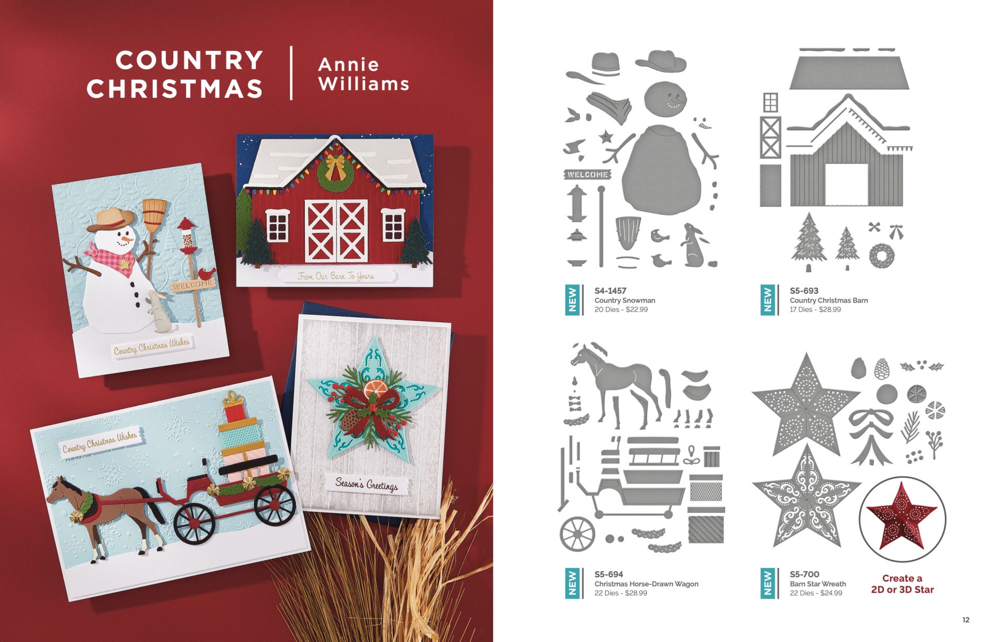 Country Christmas Cards - Grove Crafted